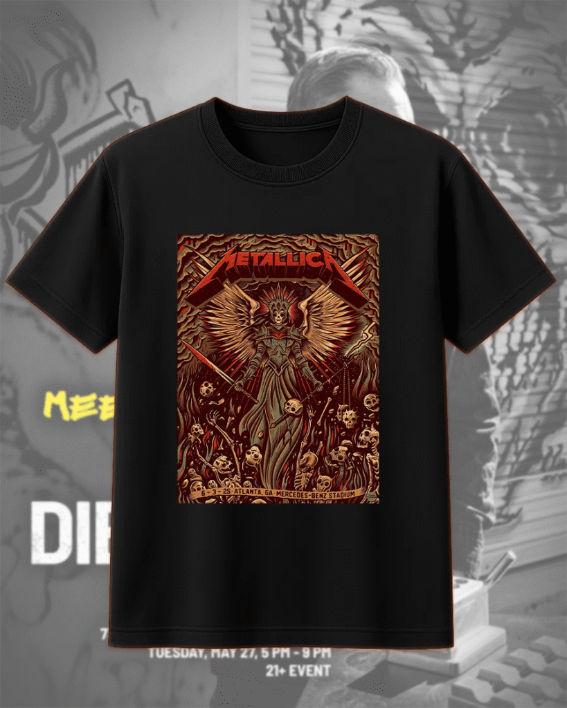 Metallica M72 Atlanta 2025 Shirt – Mercedes-Benz Stadium Georgia – T ...